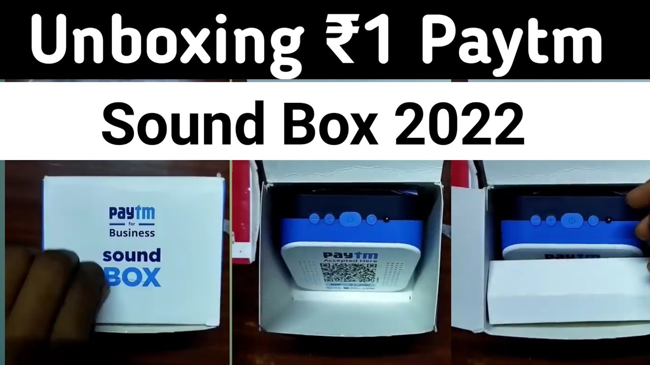 ₹1 Paytm sound Box Unboxing 2022 | Unboxing 1 rupay ka sound Box | Paytm sound Box order ...