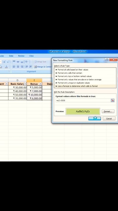 How to highlight cells Using conditional formatting in excel |classes #conditionalformating # ...