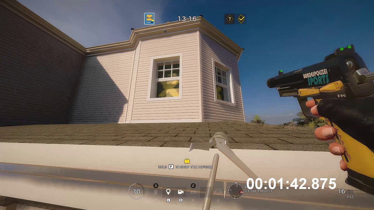 R6S Speedrun - T-Hunt - DB - House - Realistic - Solo - 3:24:641 ...
