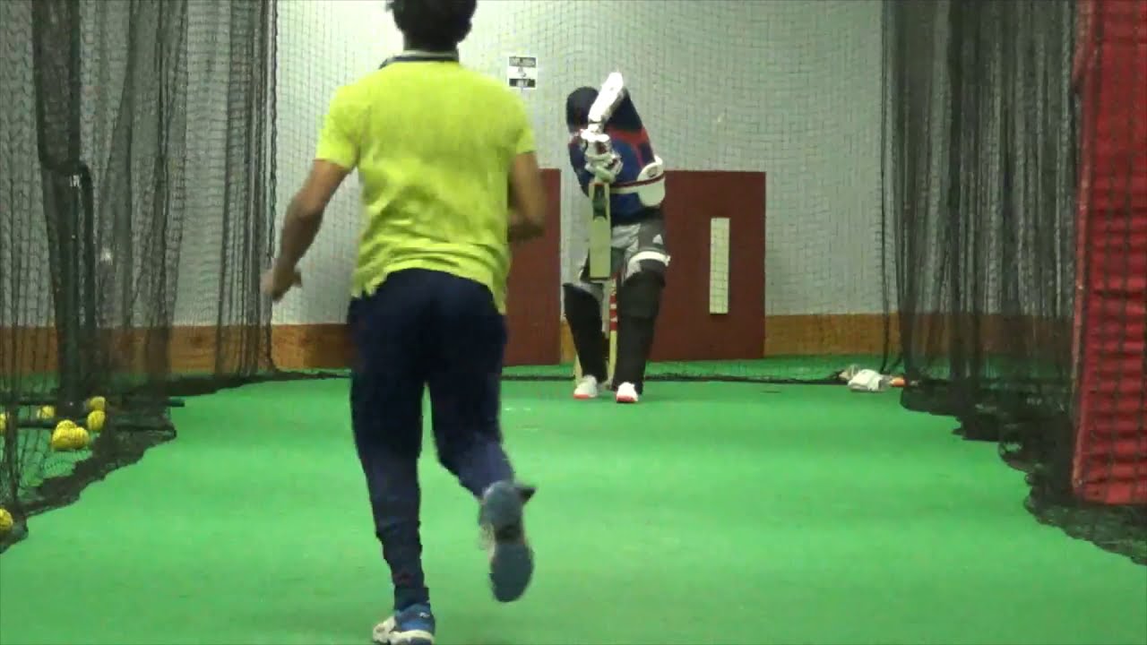 Personal Indoor Cricket Batting Practice @ 01/04/2021 - YouTube