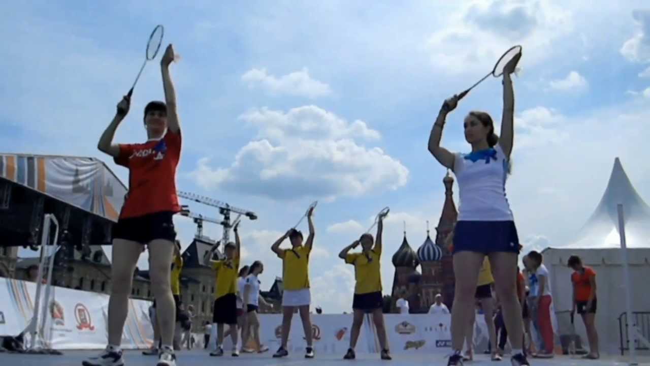 SOLIBAD Badminton Flashmob-2013.RUSSIA,Moscow. - YouTube