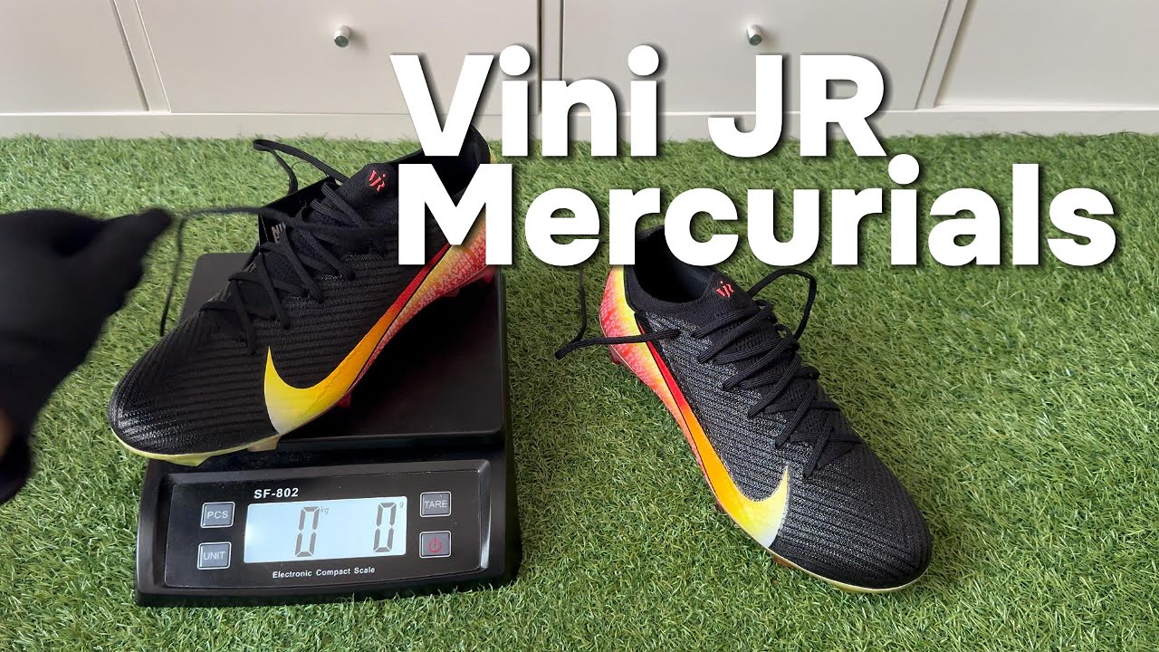 Vinicius Jr Signature Nike Mercurial Vapor 16 Elite FG Boots Review ...