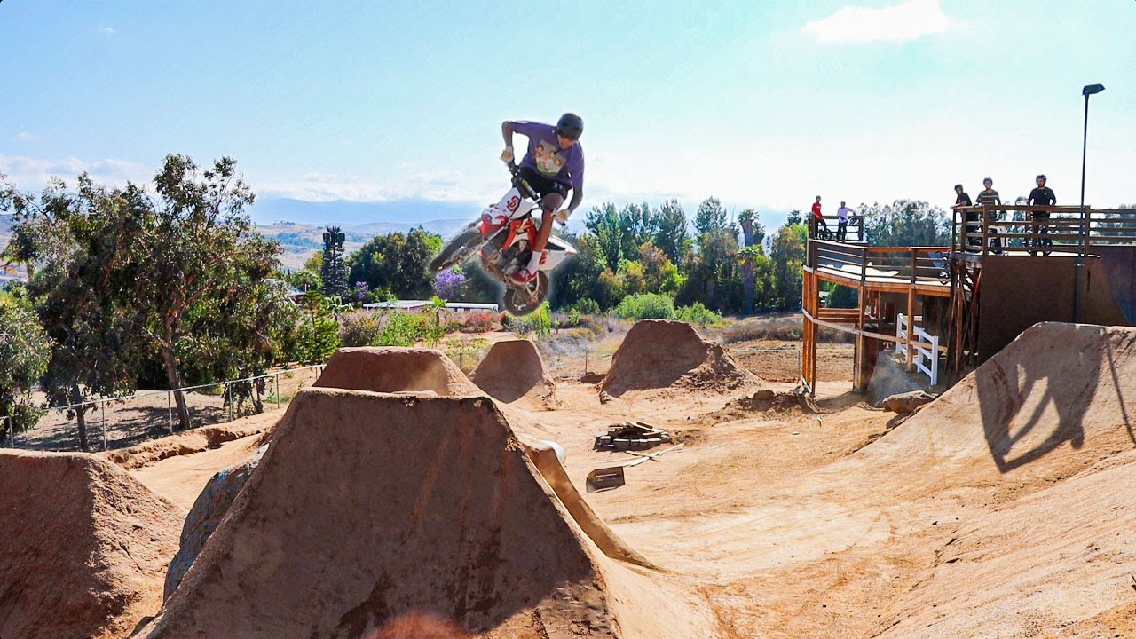 Dirt Bike Vs Massive Bmx Jumps! - YouTube