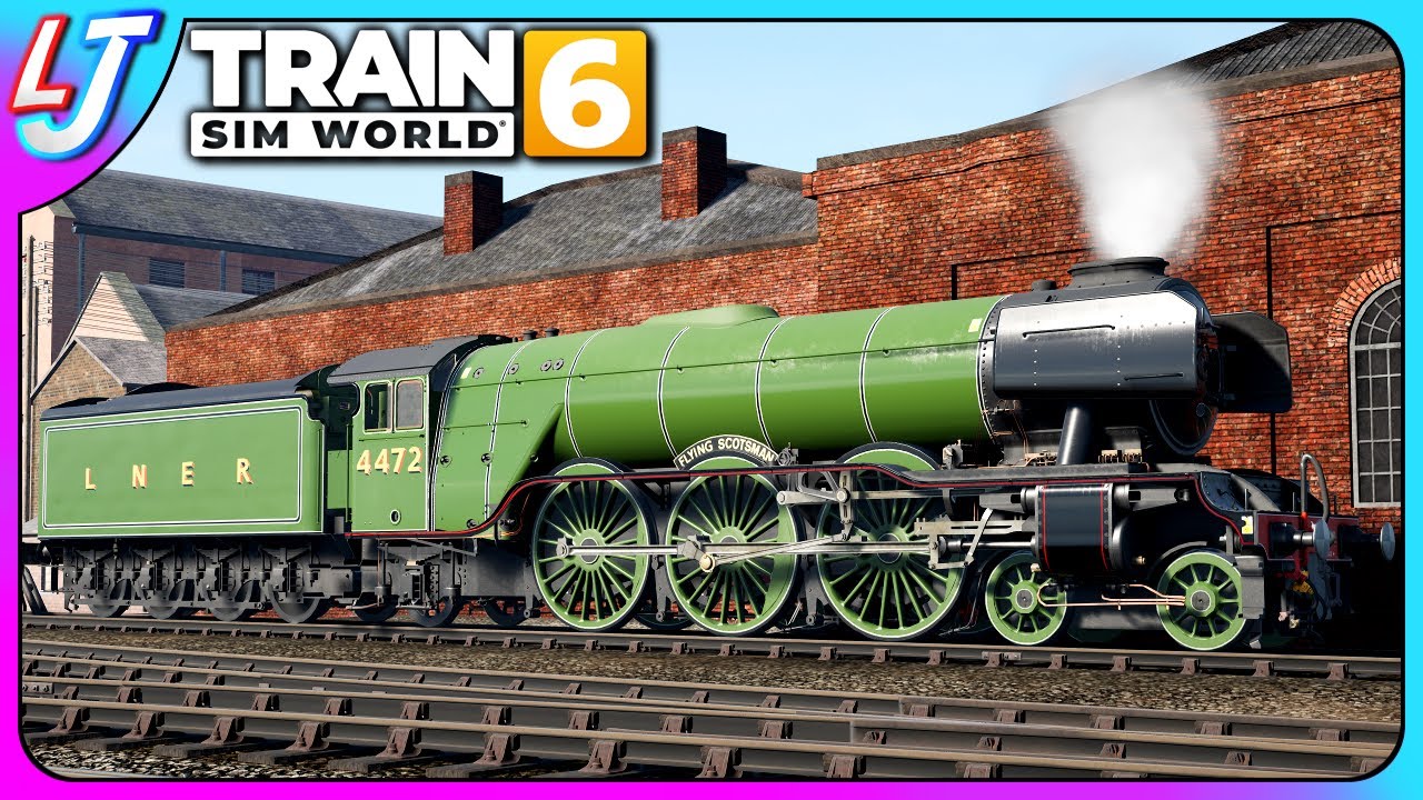 Train Sim World 6 - I Made The Ultimate Flying Scotsman Livery - YouTube