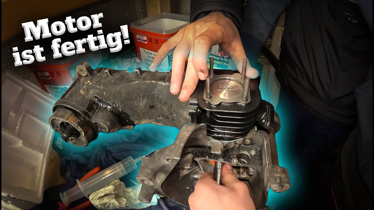 Der Motor ist Fertig! MBK Booster Minarelli Stehend Motor ...