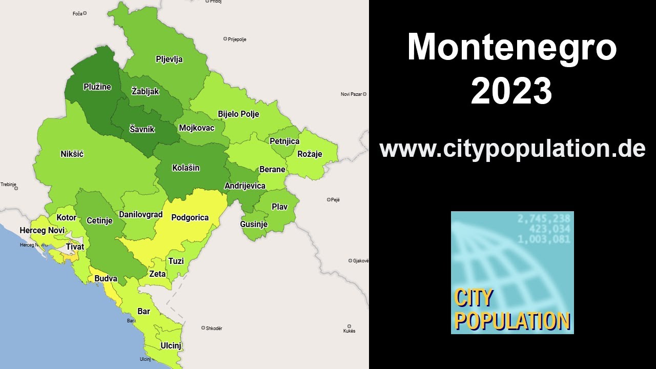 Montenegro Population Census 2023 - YouTube