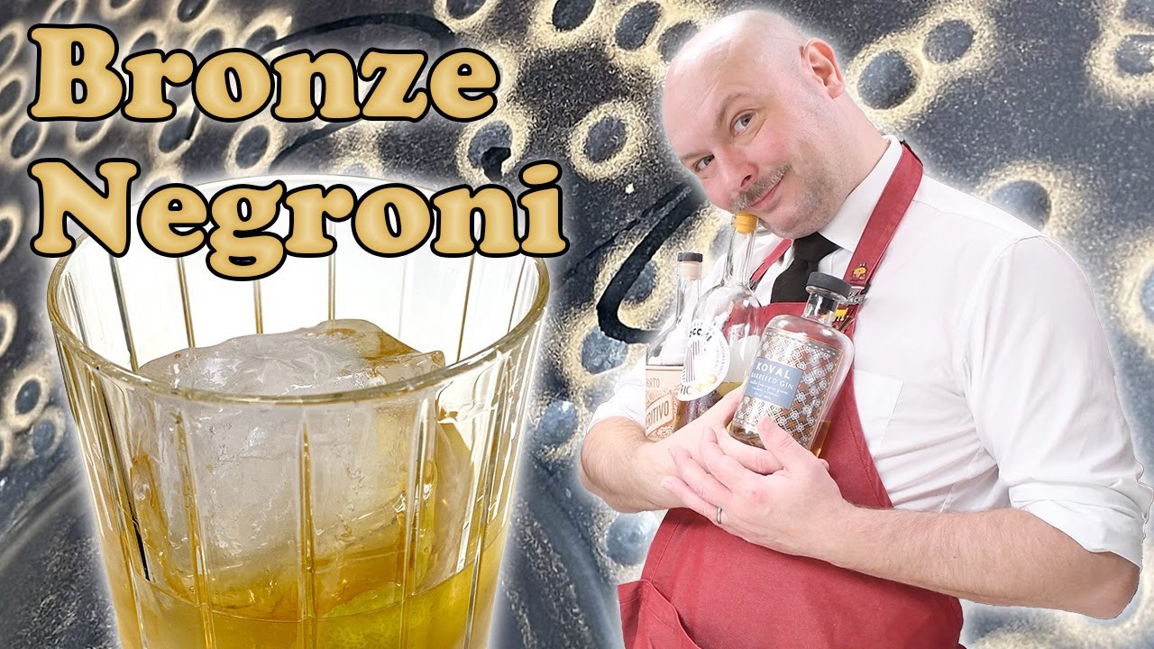 Bronze Negroni - Aged gin for a wonderful Negroni variation - YouTube