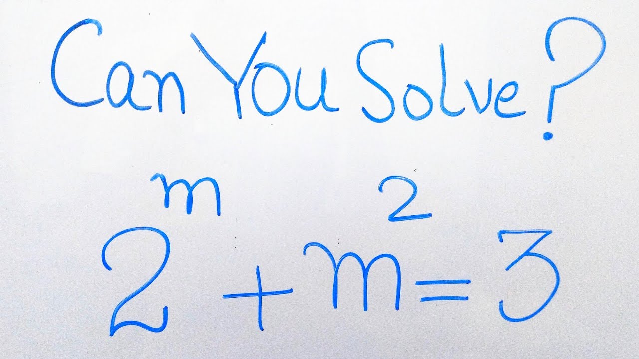 A Good Math Olympiad Algebra Problem | Math Olympiad Questions ...