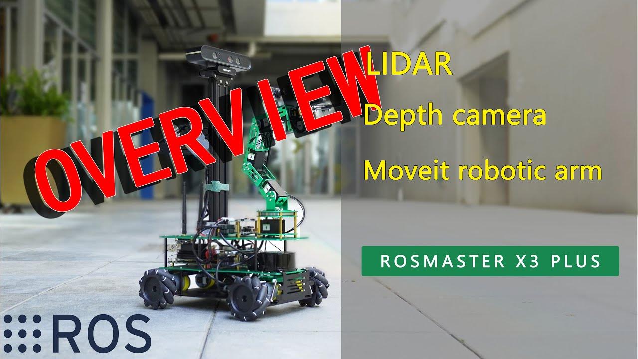 ROSMASTER X3 PLUS ROS Robot Python Programming for Jetson NANO 4GB/Xavier NX/TX2 NX/RaspberryPi ...