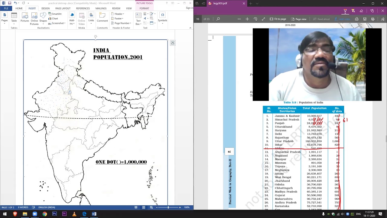 How to make Dot maps using computer | Class XII | Geography Practical ...