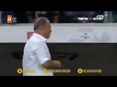 Yunus akgün'ün müthiş şutu ve fatih terimin tepkisi