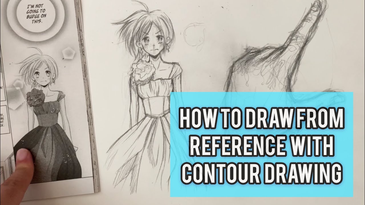 How to Draw from Reference | The Secret Art of Contour Drawing ...
