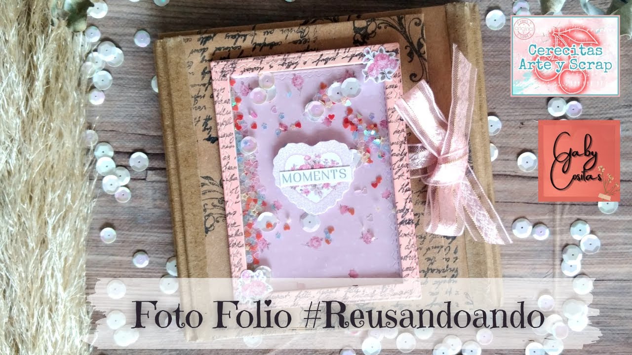 [041] Como hacer un foto folio #Reusandoando #photofolio ***Gaby ...