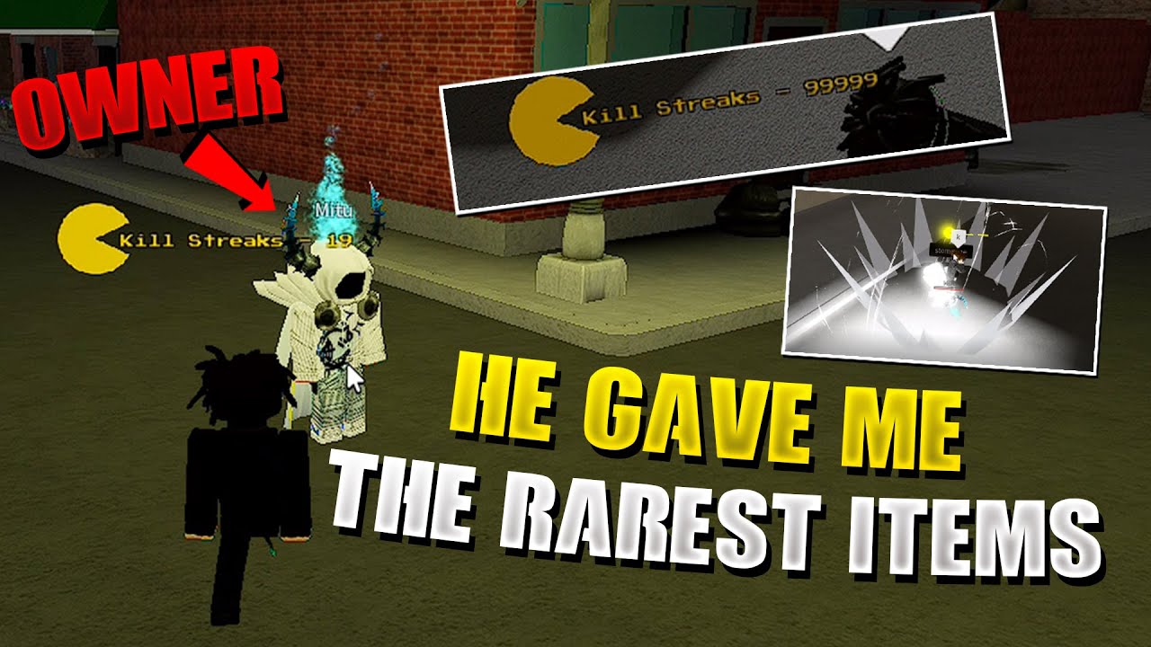 The Owner of Da Hood Modded gave me the rarest items... - YouTube