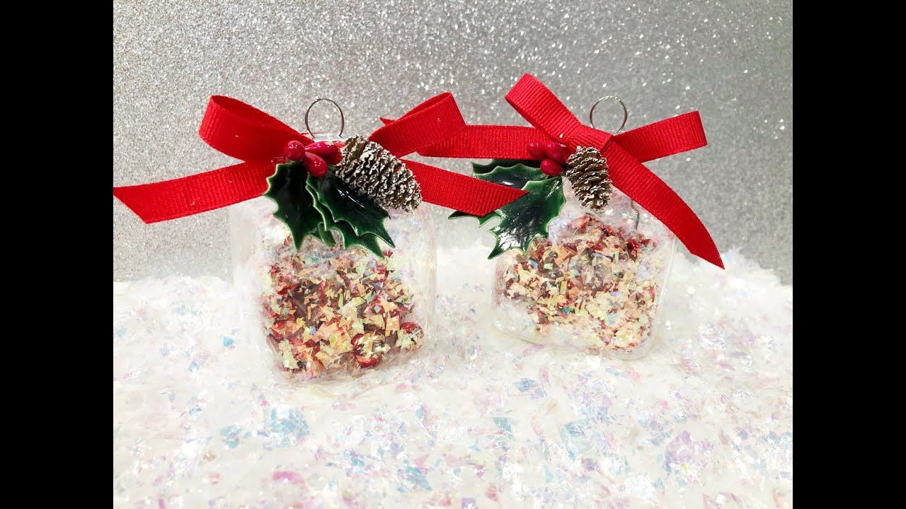 How To Make A Jingle Bell Ornament DIY - YouTube