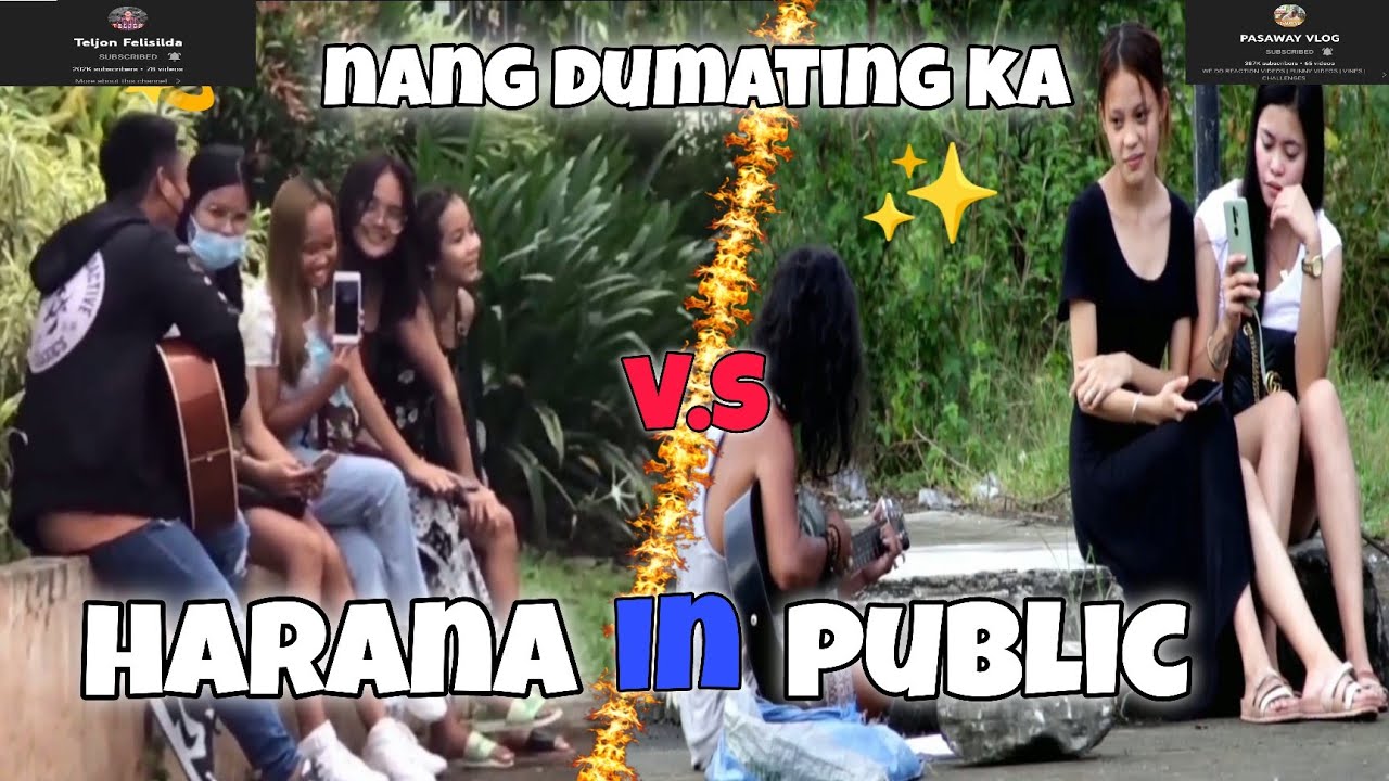 Teljon felisilda vs.joepe tubo in pasaway vlog|🥰harana prank in public|who is the best💕 - YouTube