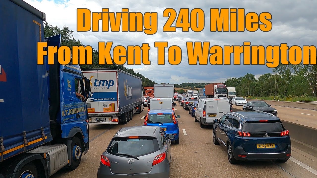 Driving 240 Miles From Kent To Warrington | Vlog 249 - YouTube