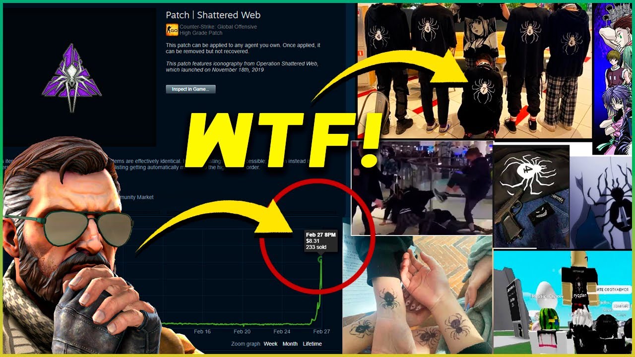 STICKERS Shattered Web SUBEN DE PRECIO PERO...... TIENEN UN PROBLEMA ...