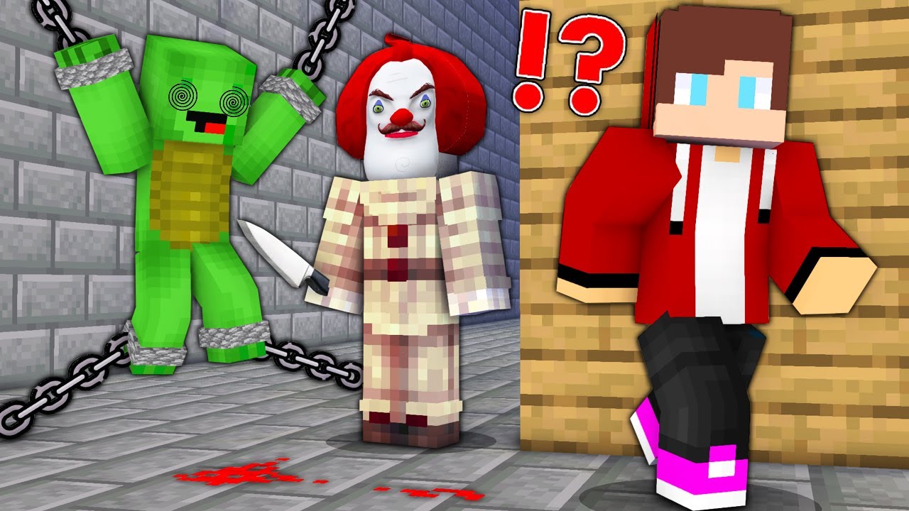 JJ and Mikey Went into CURSED HOUSE and PENNYWISE KIDNAPPED Mikey in Minecraft Maizen - YouTube