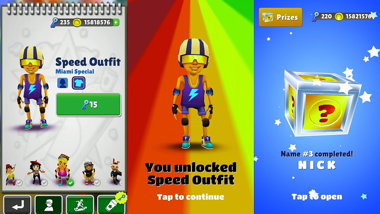 Subway Surfers Havana: Unlocking NICK Speed Outfit! HD - YouTube