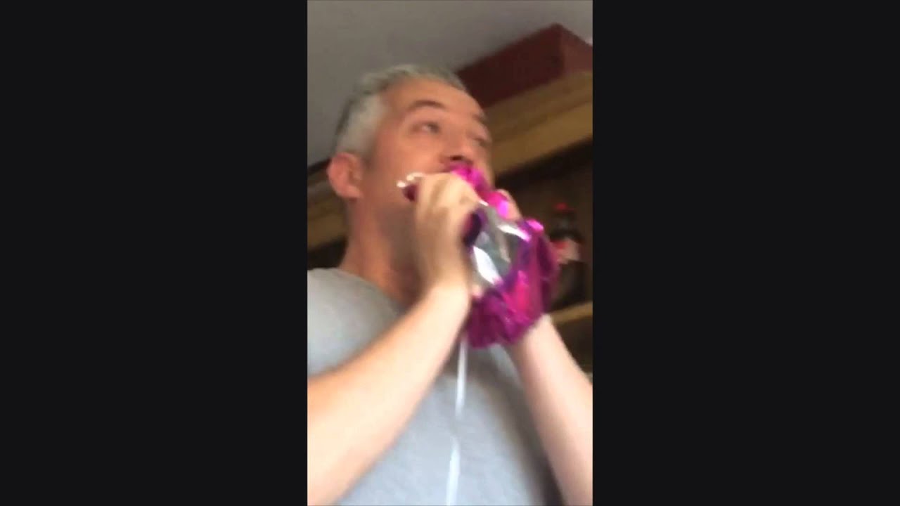 High on helium... The voice that is! - YouTube