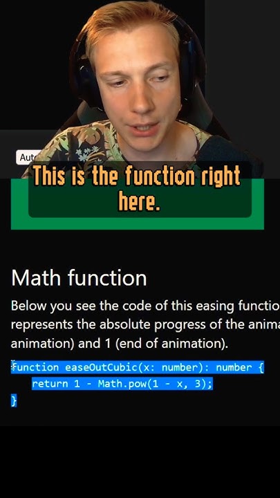 "Easy" Easing Functions - YouTube