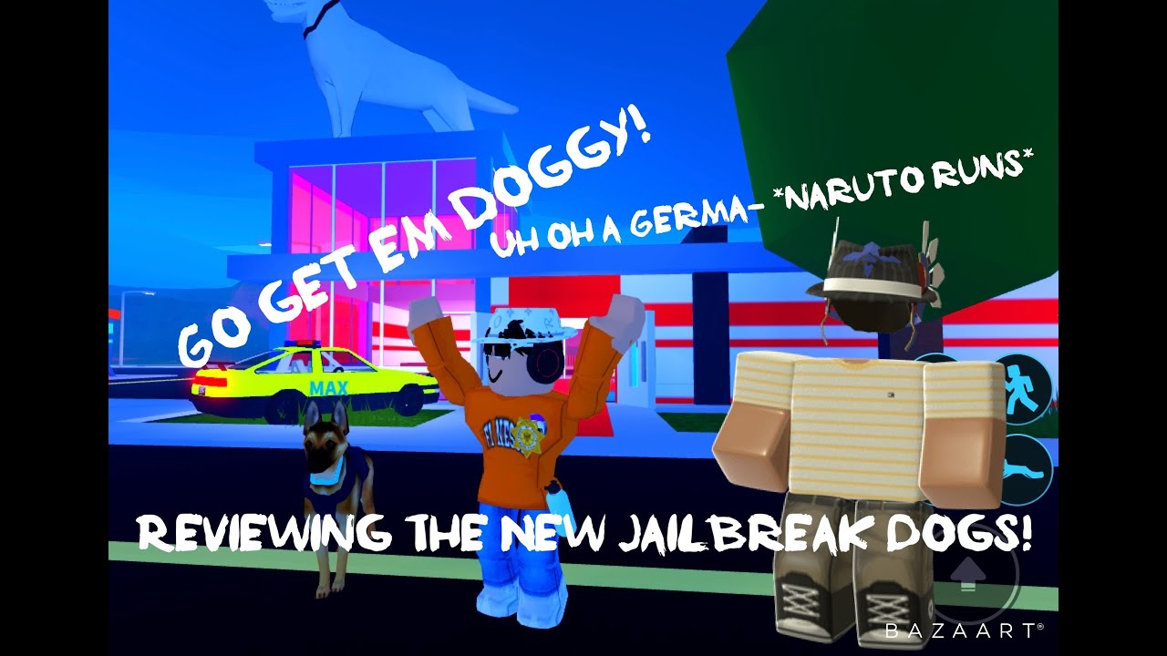 Reviewing The *NEW* Jailbreak Dogs (roblox) - YouTube