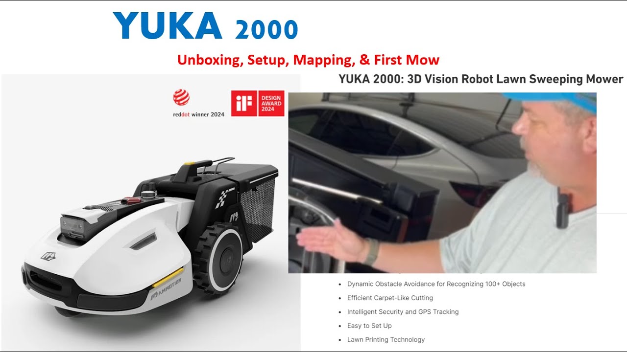 Mammotion Yuka 2000 Unboxing, Luba 2 Comparison, and Setup - YouTube
