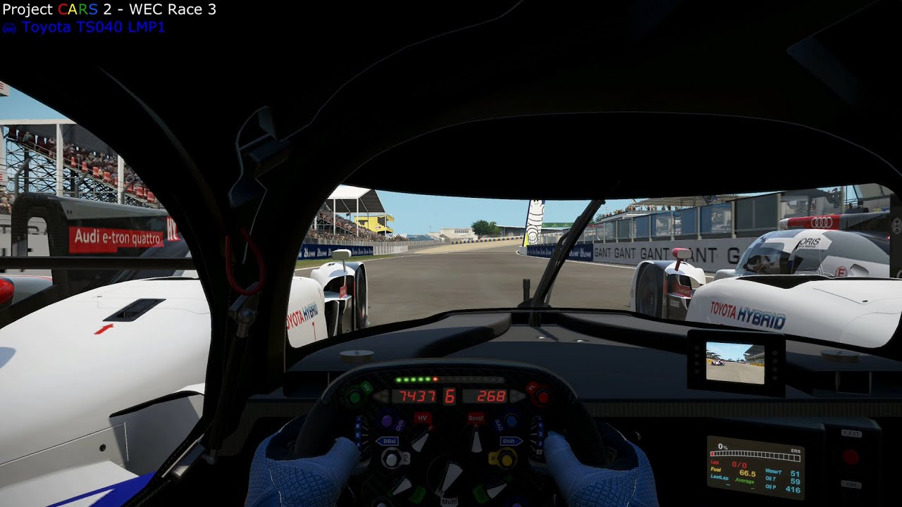 Project Cars 2 - WEC Race 3 - Toyota TS040 LMP1 - YouTube