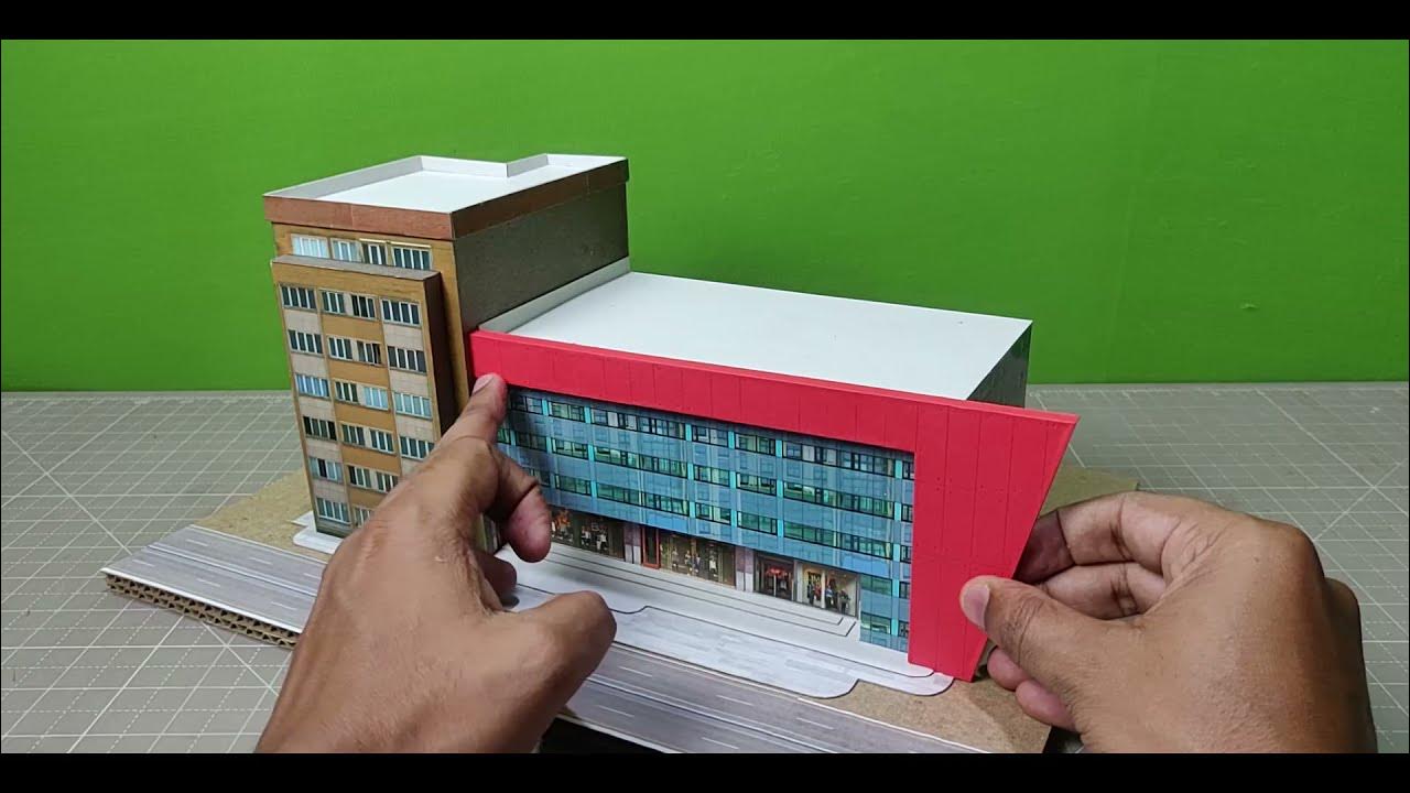 Architecture Model making of building | one day build - YouTube