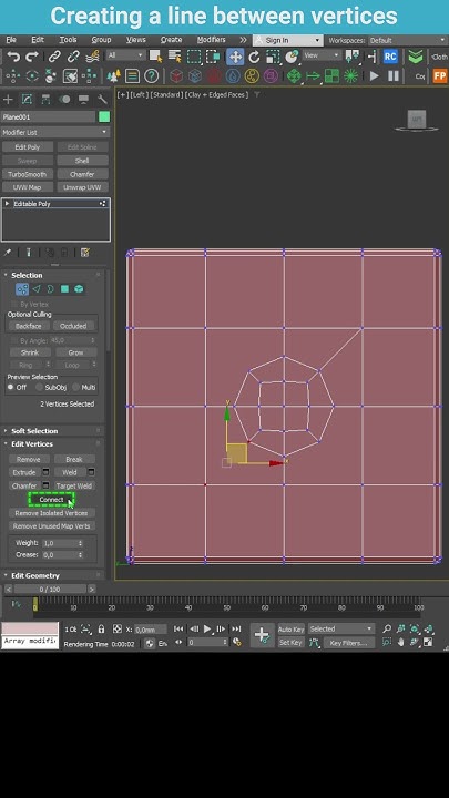 3ds Max Quick Tip: Connect Vertices for Perfect Topology! #shorts #3dsmax #3dmodeling - YouTube