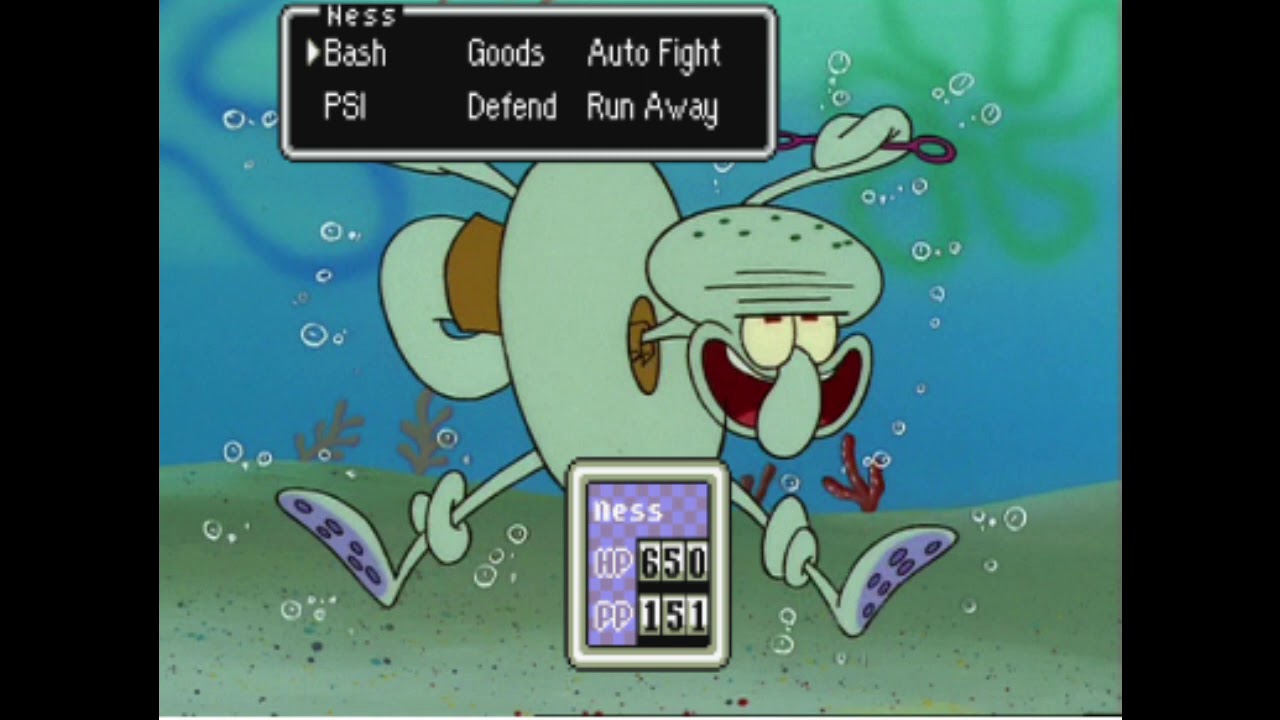 *Squidward blocks the path! - YouTube