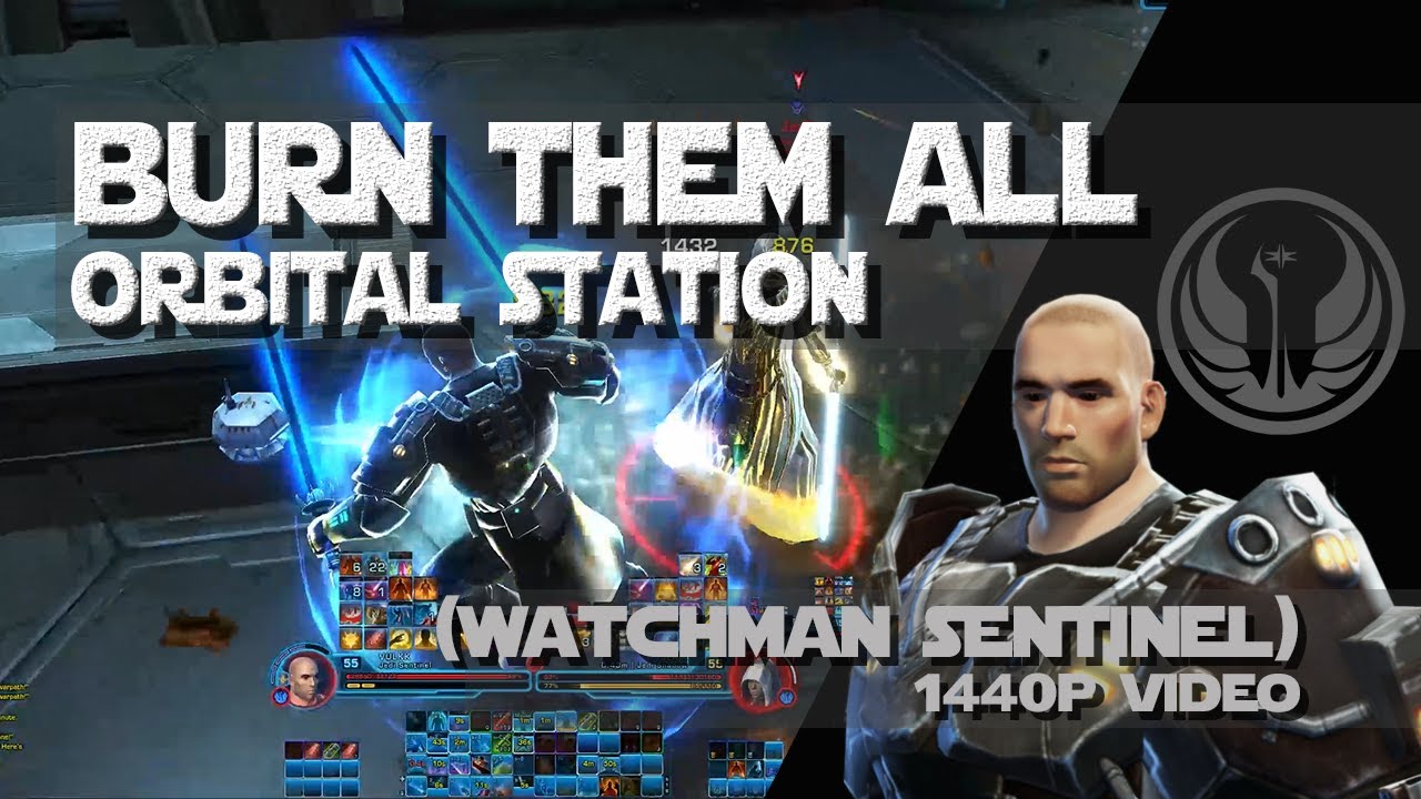 SWTOR PvP - [Sentinel 55] Watchman Reborn - | Orbital Station | Solo Q ...