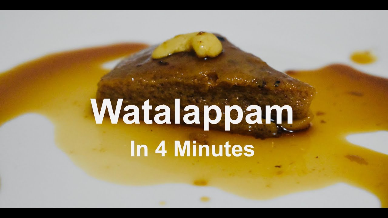 Watalappam Easy Recipe Using Microwave In Lockdown - YouTube