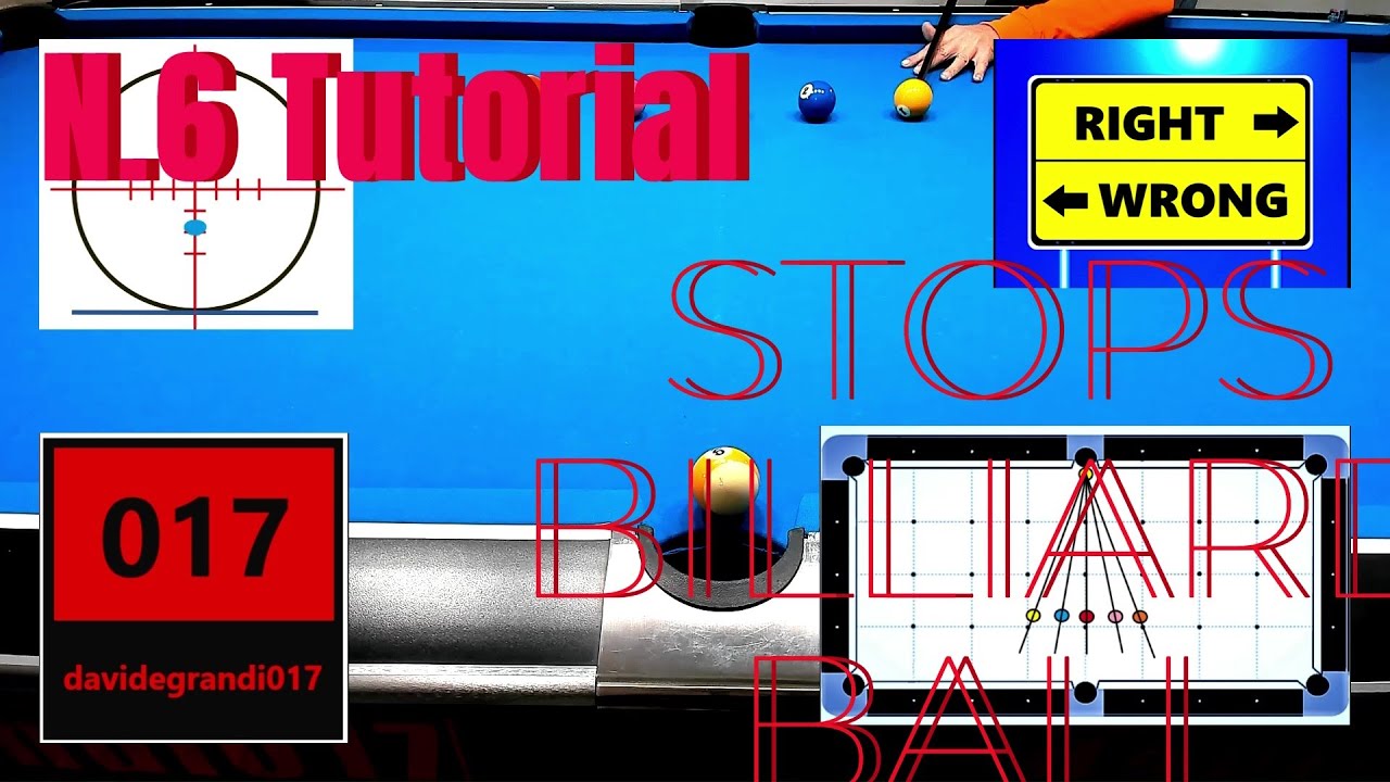 Stops billiard ball pool tutorial 06 - YouTube