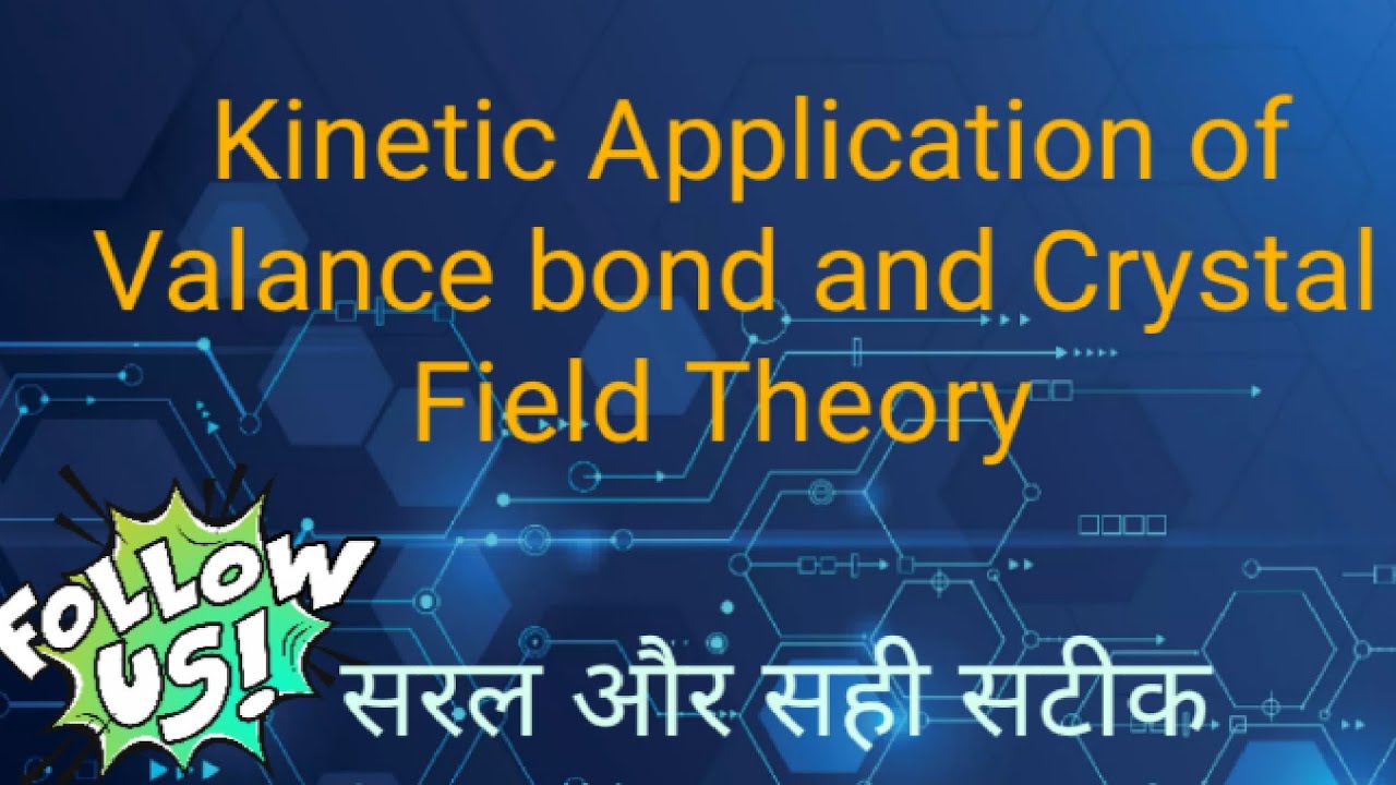 Kinetic Application of Valance bond and Crystal Field Theory MSc - YouTube