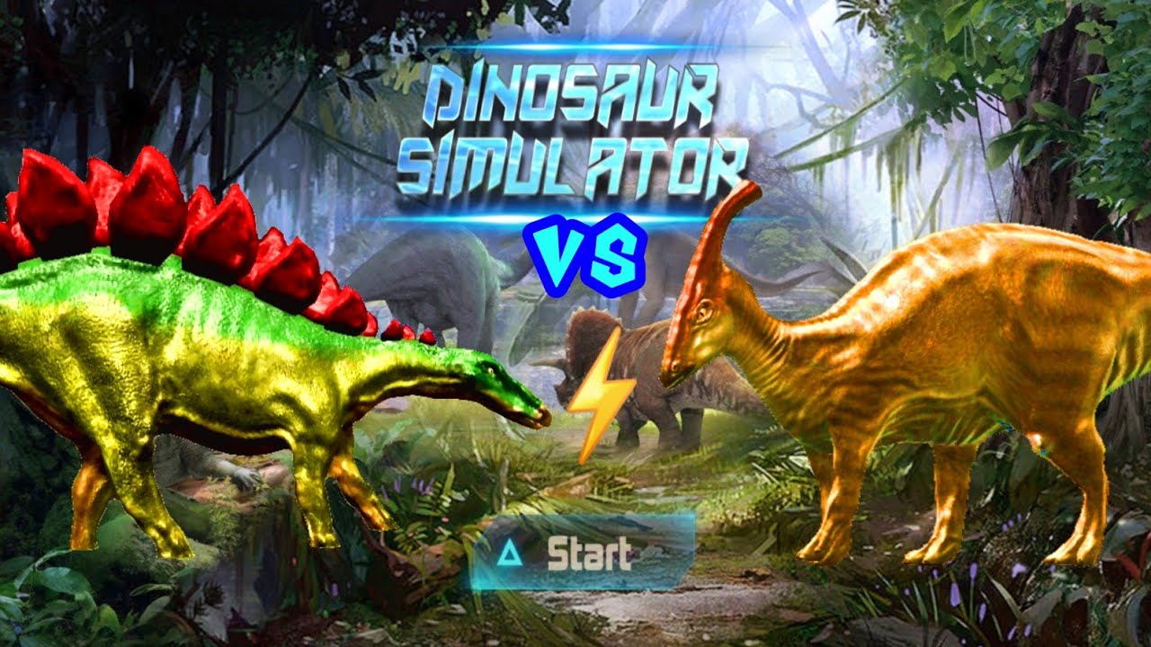 Stegosaurus vs Parasaurolophus - Stegosaurus Simulator - Android ...