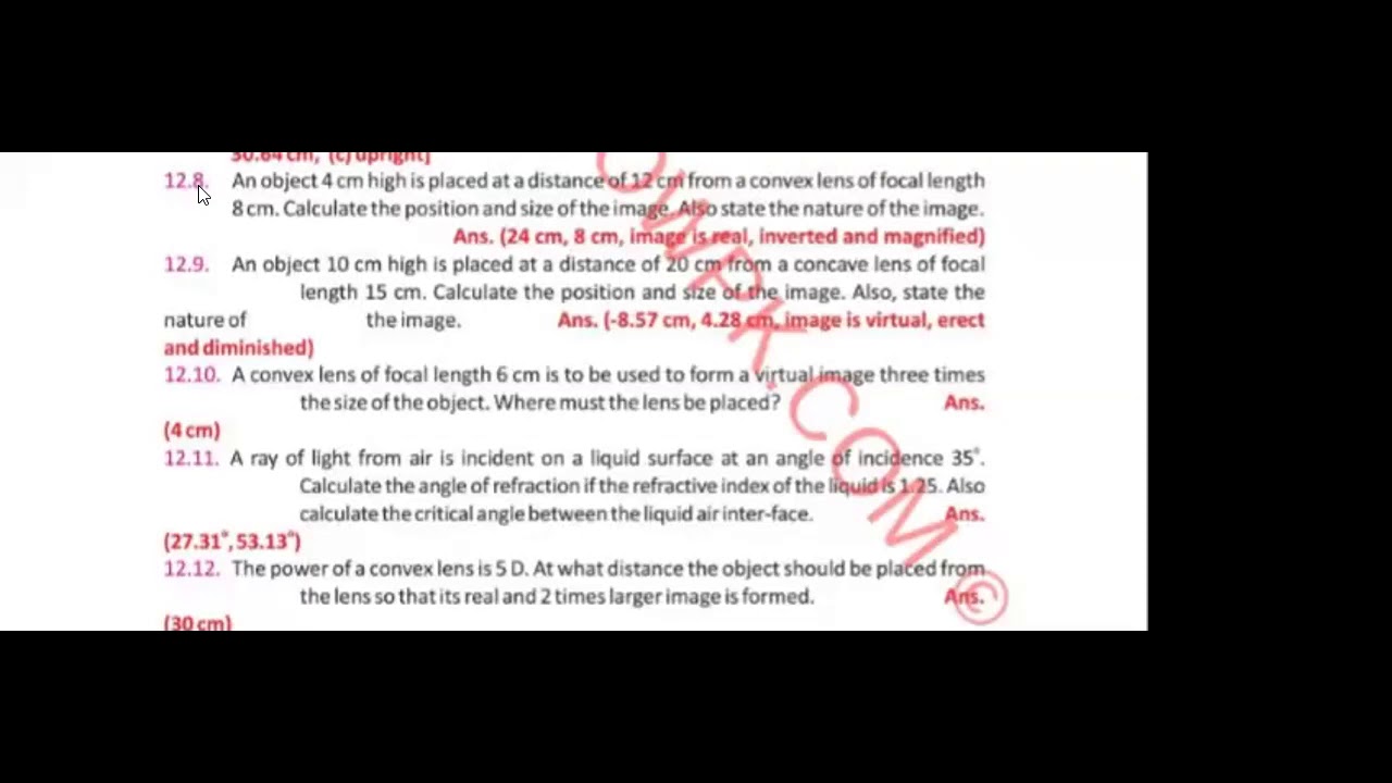 Numericals chapter 12 class 10 | First half Numericals chapter 12 | 10 ...