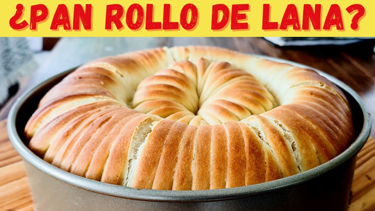 Pan ROLLO de LANA 🐑(con almendras)👉 muy original y tierno - YouTube