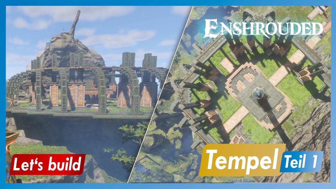 Enshrouded | Tempel -Teil 1 | Temple Base building - Design Base ...