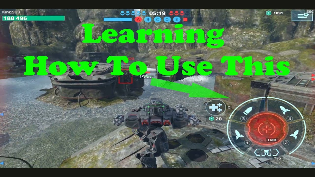 Getting Used To PC Controls [War Robots] - YouTube