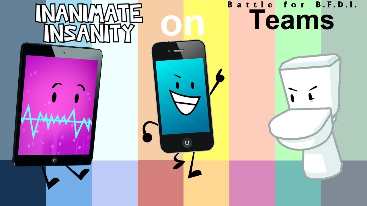 If Inanimate Insanity Characters were on BFB Teams (Updated with IV ...