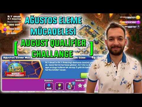 AĞUSTOS MÜCADELESİNDE 3 YILDIZ NASIL ALINIR ? CLASH OF CLANS