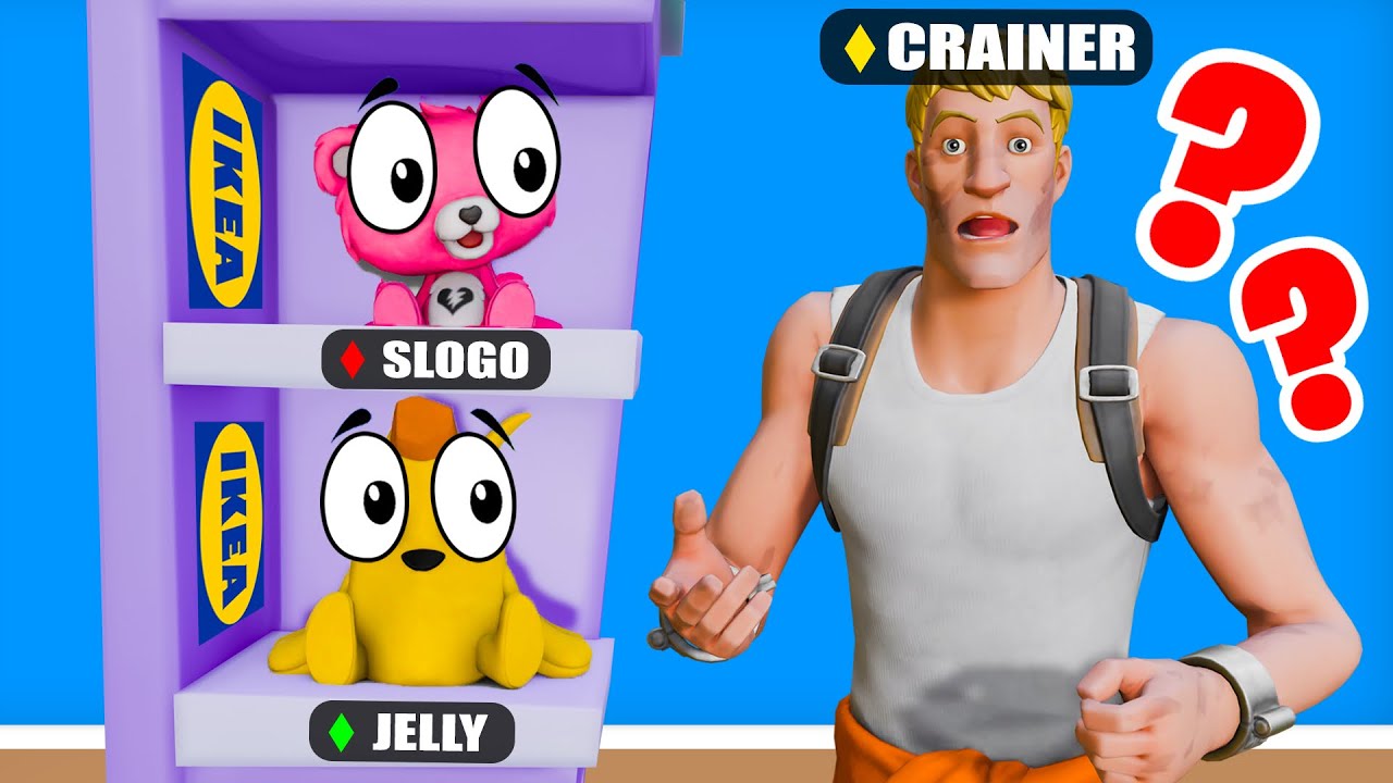 Jelly & Slogo HID In IKEA?! (Fortnite Prop Hunt) - YouTube