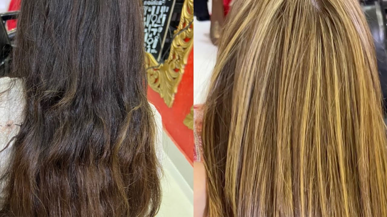 Highlights with base colour change - YouTube