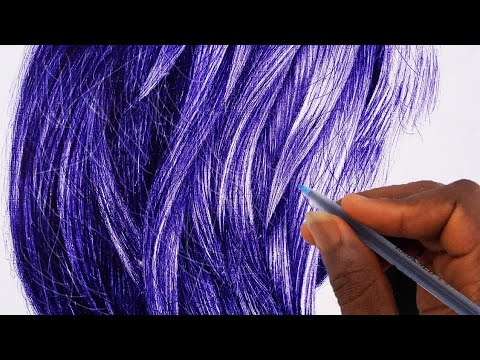 How To Draw HAIR With PEN for BEGINNERS (EASY TO UNDERSTAND)_2023 ...