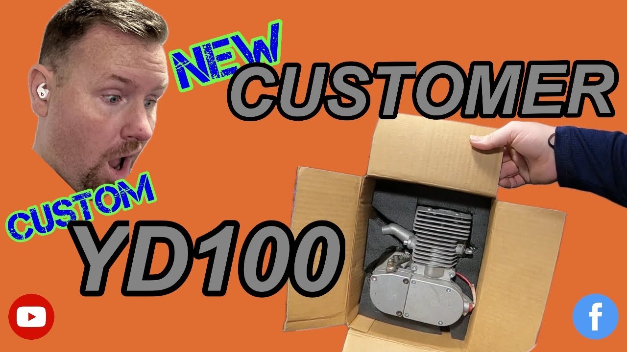 Custom Motorized Bike Motor Build, 100cc build to Go Up Steep Hills ...