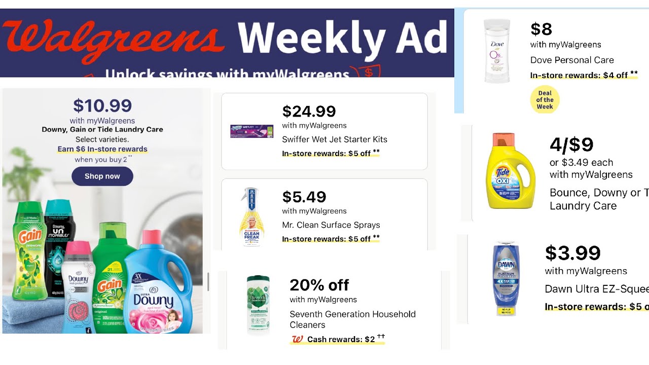Walgreens Weekly AD Preview 1/8 - 1/14 - YouTube
