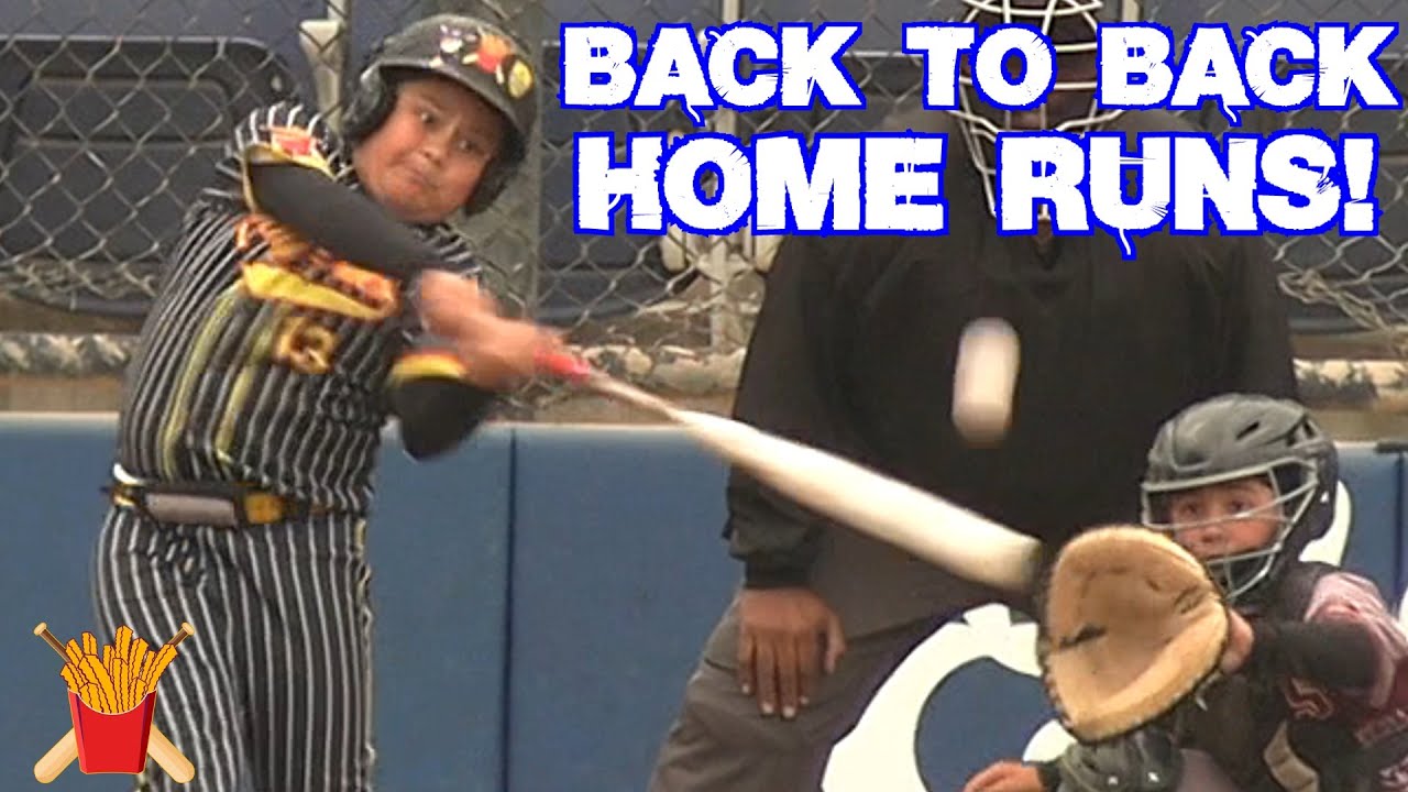 LUMPY AND THOR LAUNCH BACK TO BACK HOME RUNS! | Team Rally Fries (11U ...