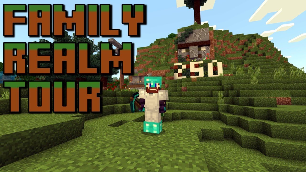 Minecraft | Bedrock Edition | Family Realm Tour - YouTube